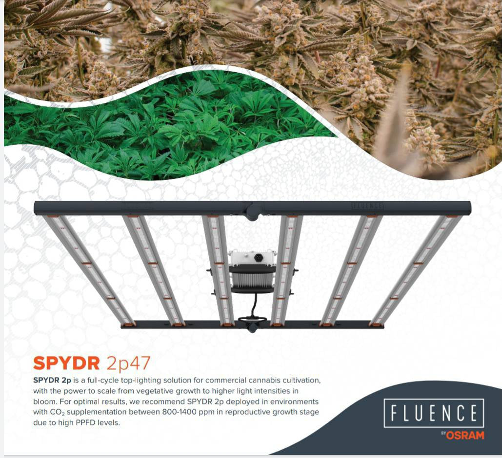 FLUENCE GROW LIGHT SPYDER 2P 630W — Multibombillas